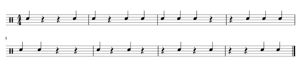 Drum Sight Reading Test - The New Drummer